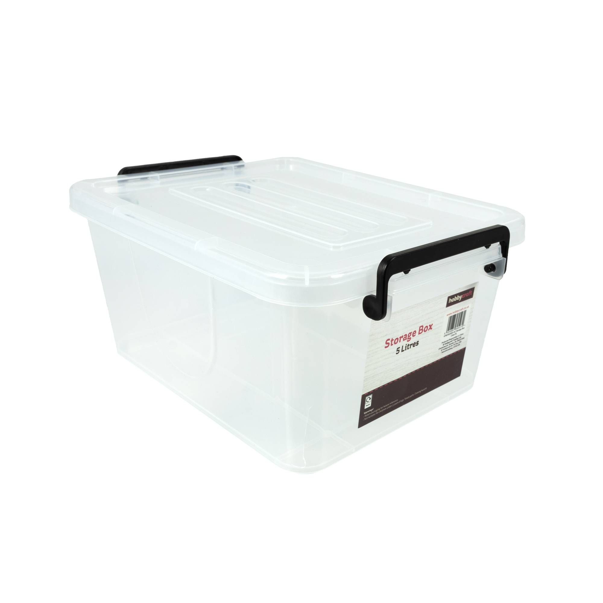 Clear Storage Box 5 Litres | Hobbycraft