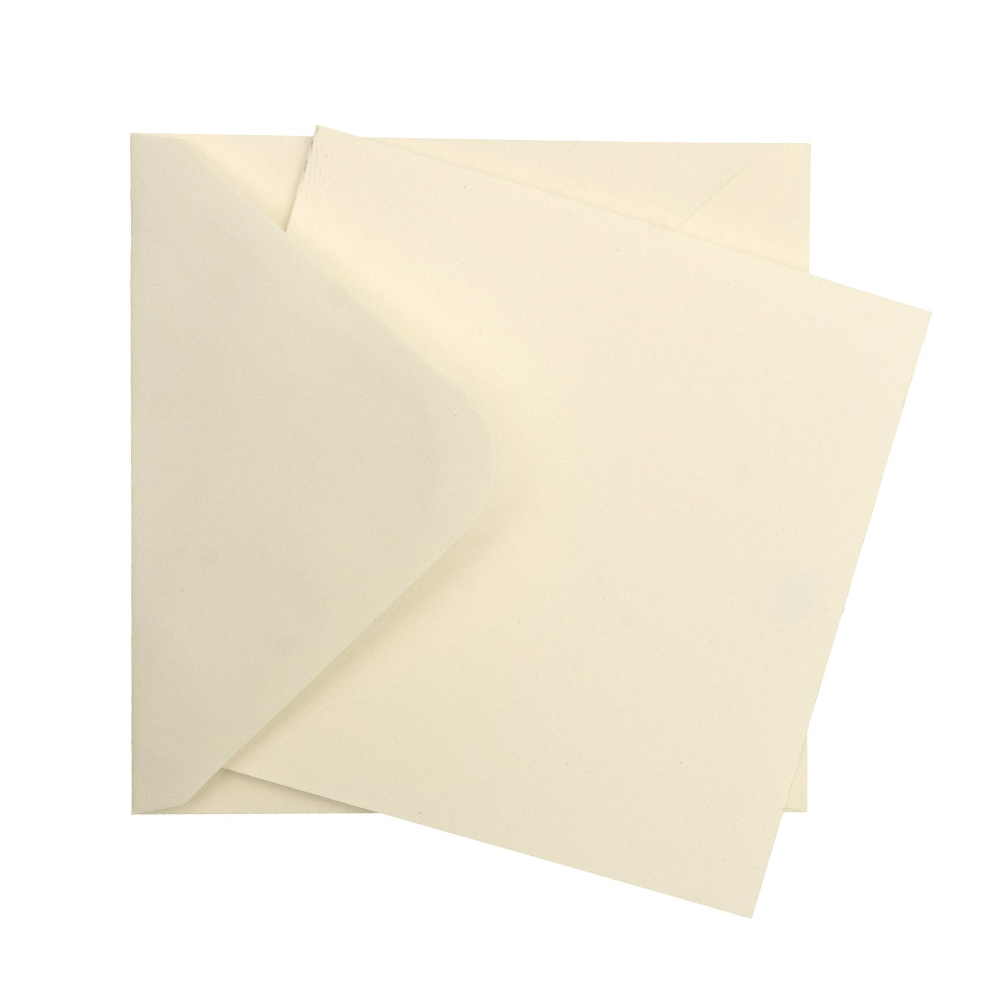 Ivory Cards 5 x 5 Inches 50 Pack | Hobbycraft