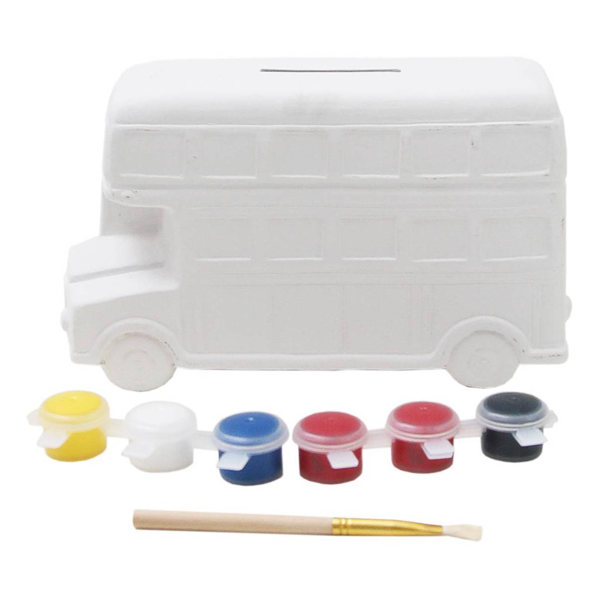 Paint Your Own Bus Money Box | Hobbycraft