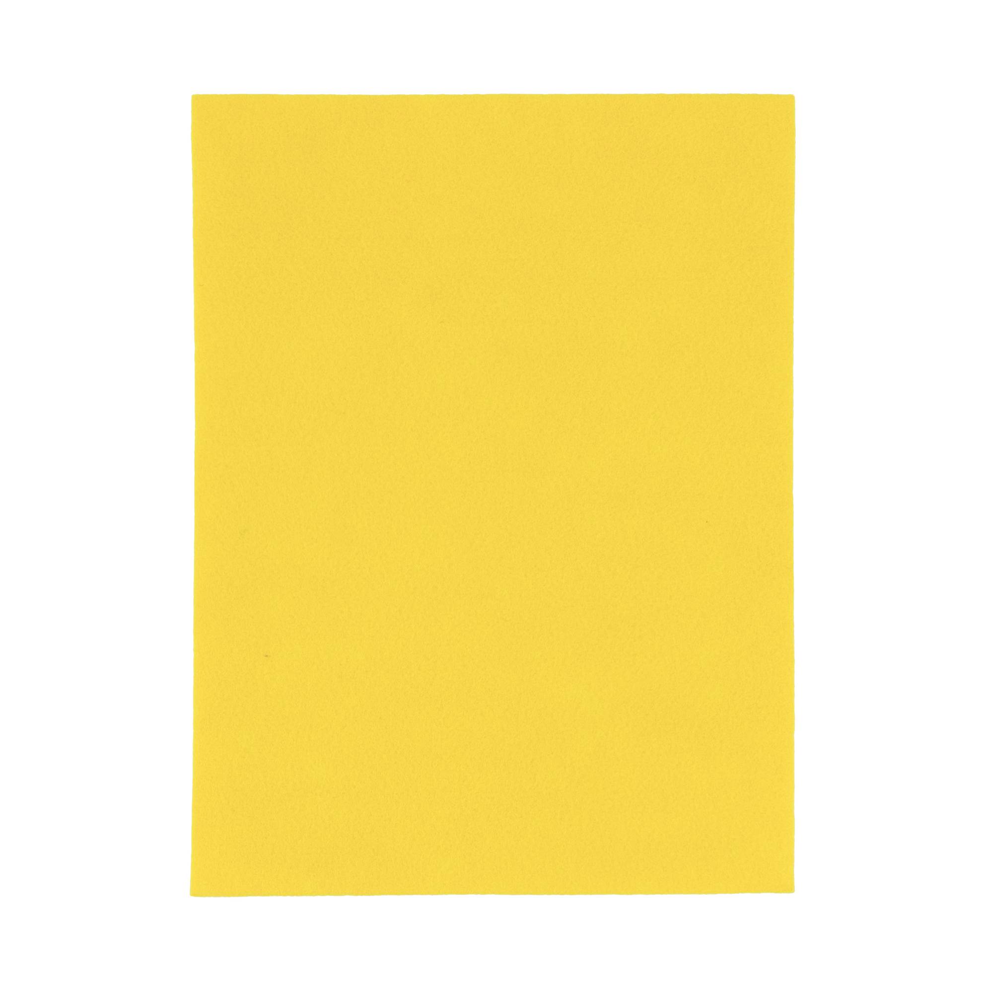 Yellow Self-Adhesive Felt Sheet 9 x 12 Inches | Hobbycraft