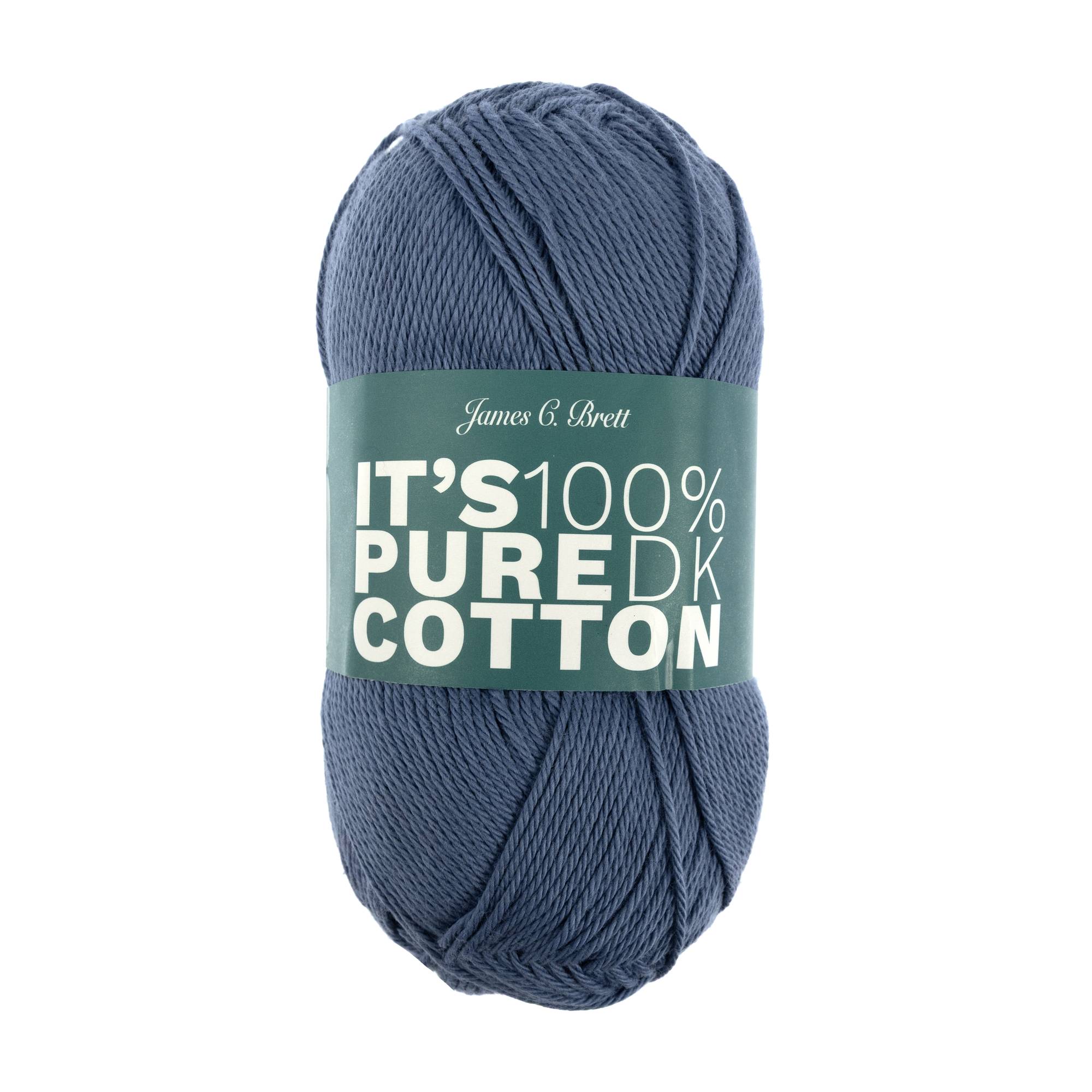 James C Brett Denim It’s Pure Cotton Yarn 100g | Hobbycraft