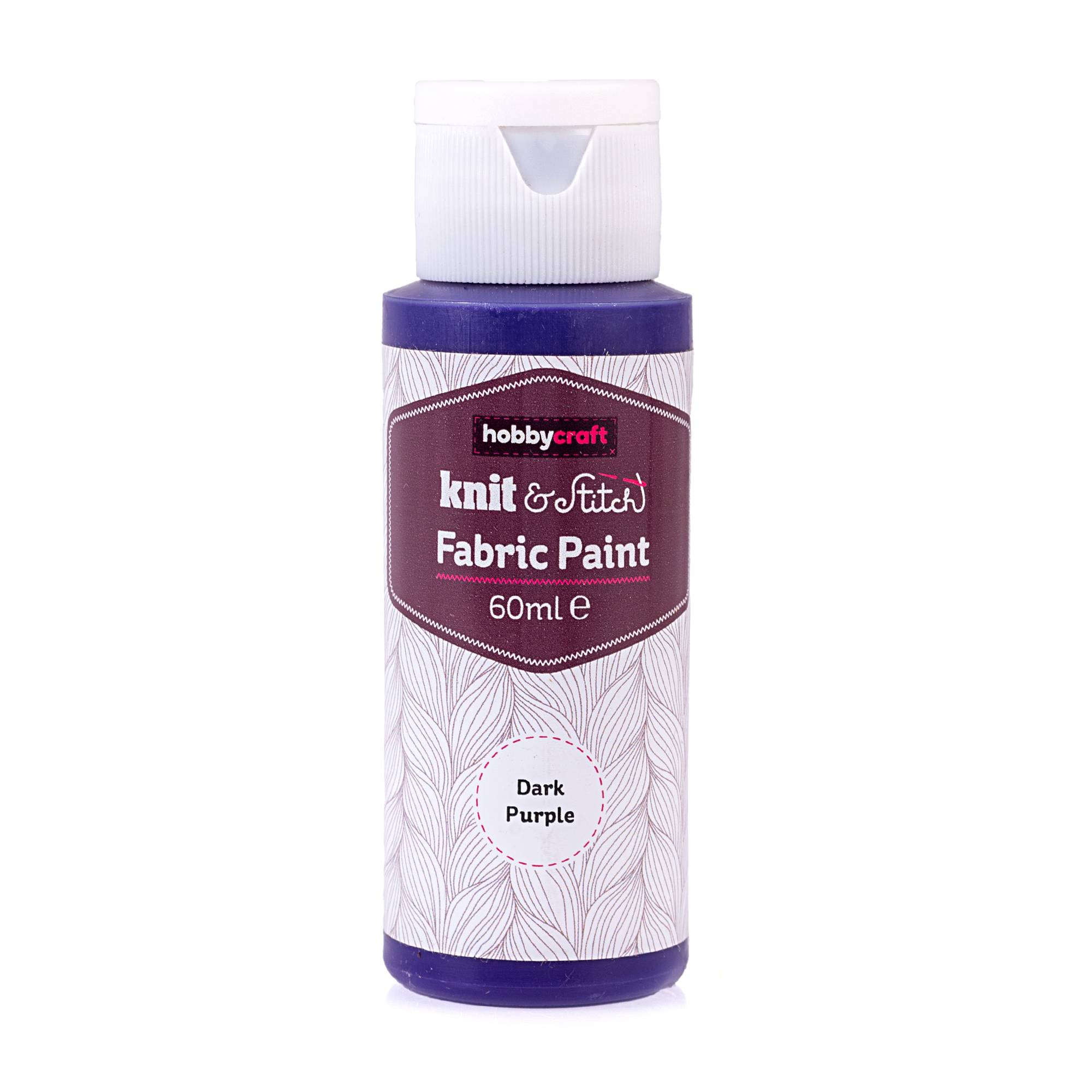 Dark Purple Fabric Paint 60ml | Hobbycraft