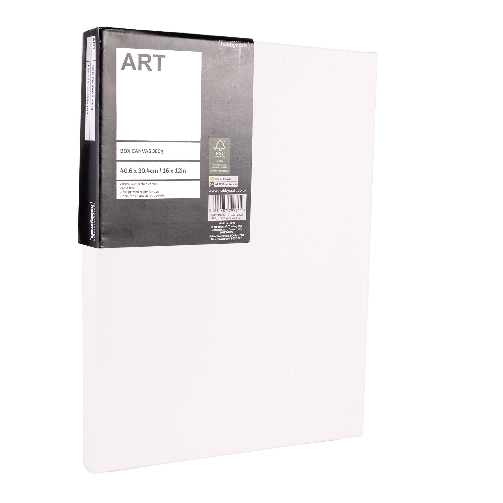 Box Canvas 41cm x 30cm | Hobbycraft