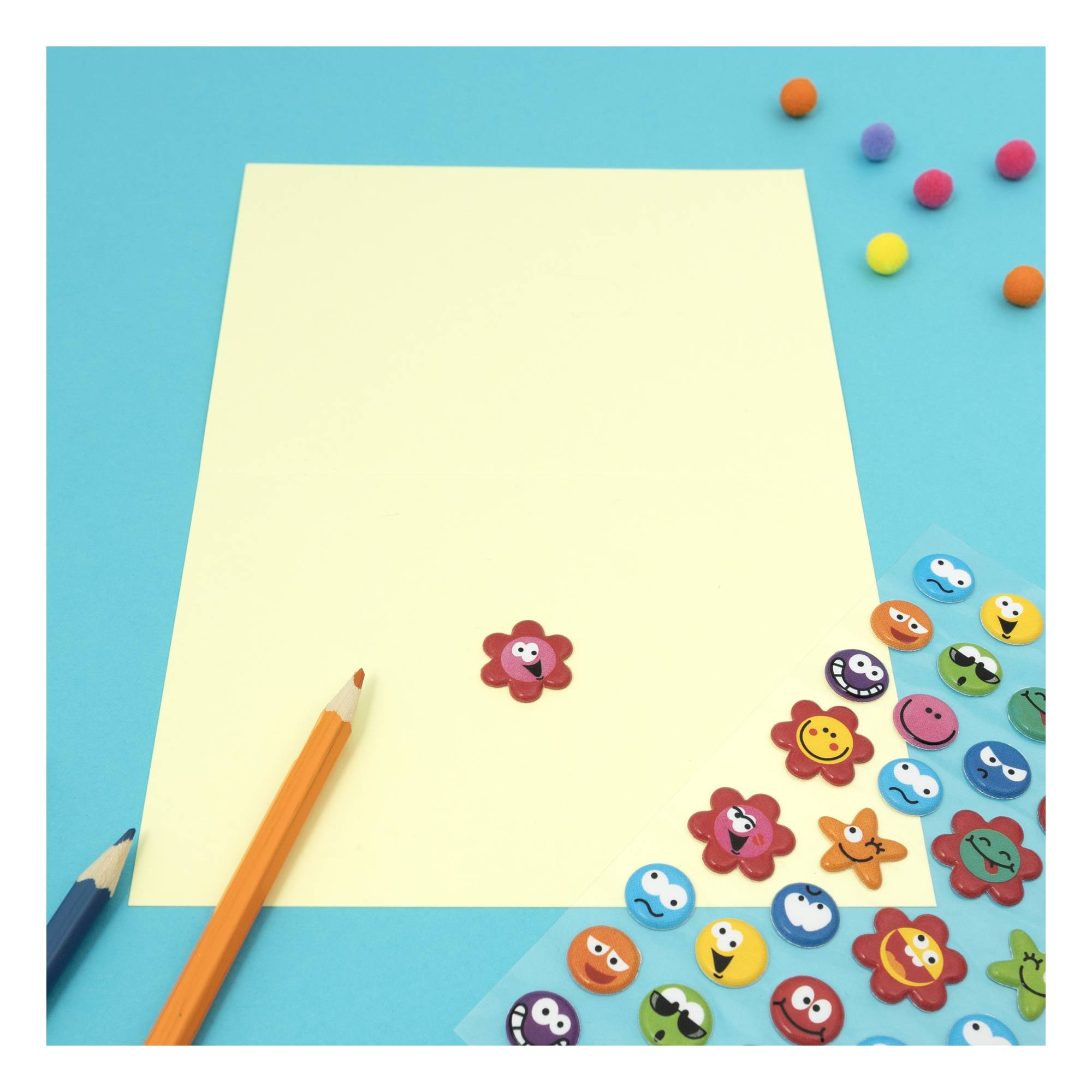 Mixed Smiley Puffy Stickers | Hobbycraft