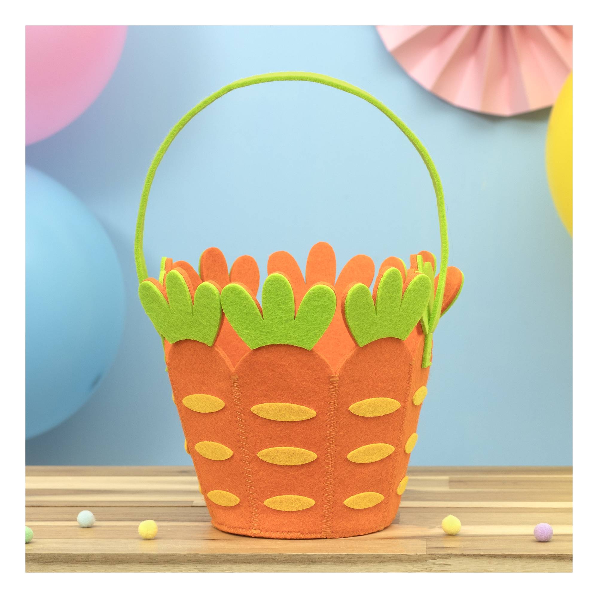 Carrot Felt Bucket | Hobbycraft