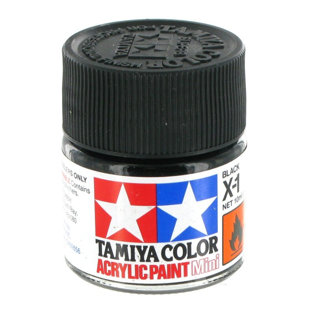 Tamiya Colour Acrylic Paint X-1 Black 10ml | Hobbycraft