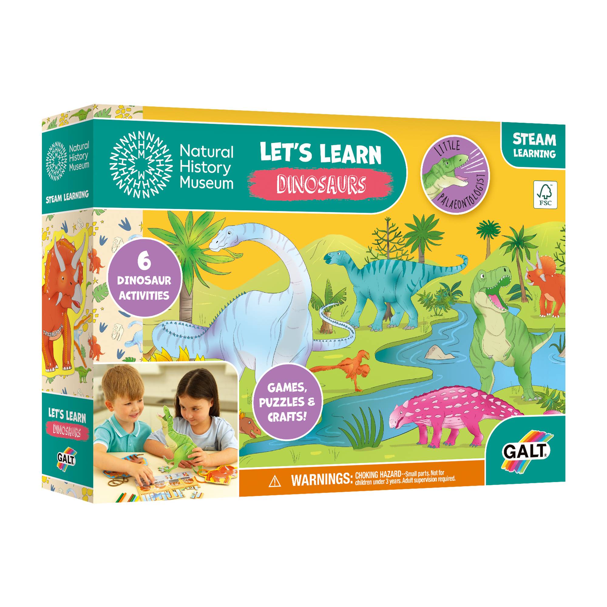 Galt Let’s Learn Dinosaurs | Hobbycraft