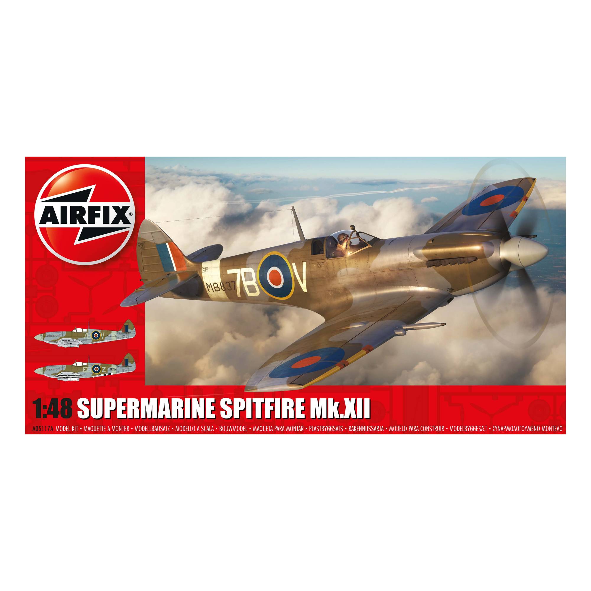 Airfix Supermarine Spitfire Mk.XII Model Kit 1:48 | Hobbycraft