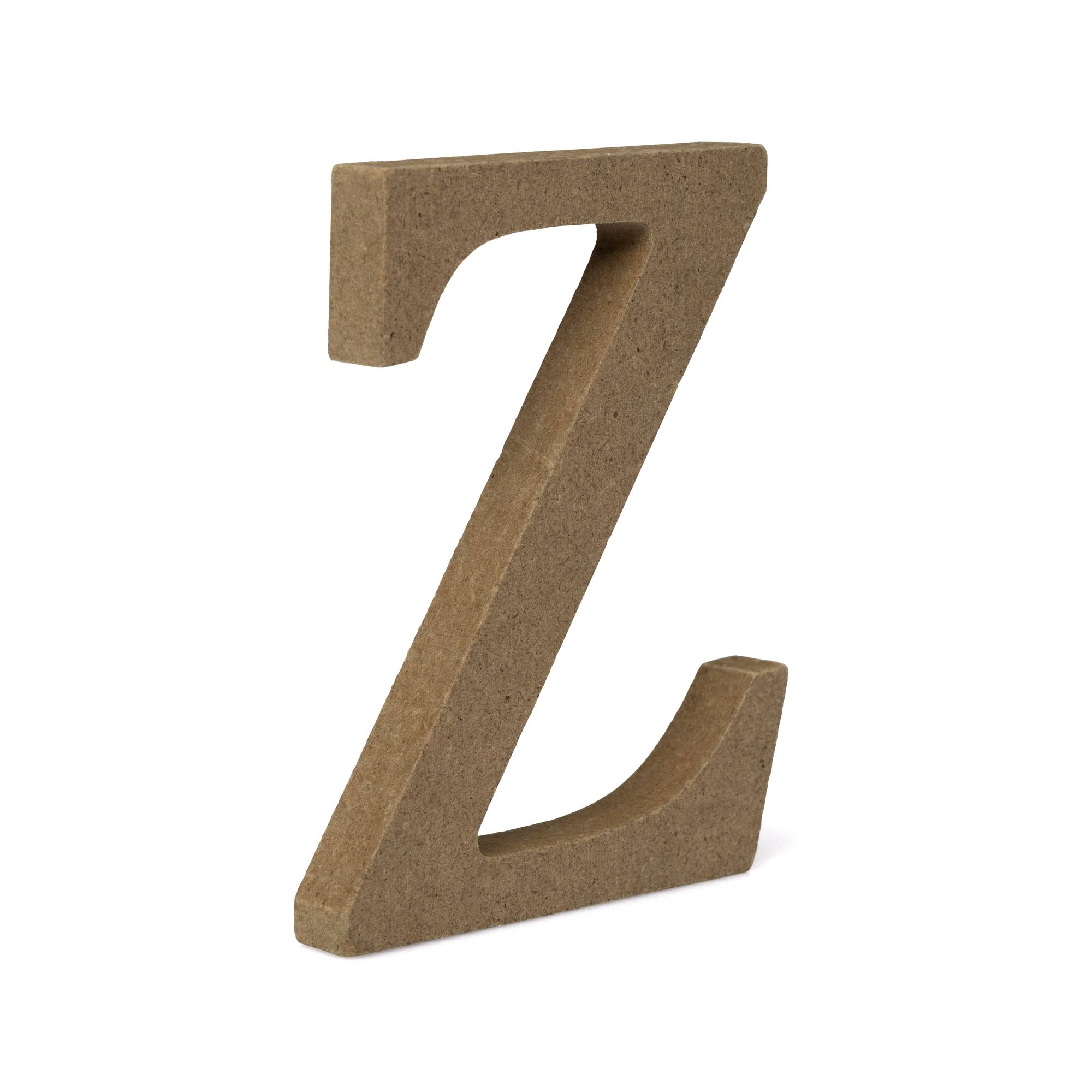 MDF Wooden Letter Z 8cm | Hobbycraft