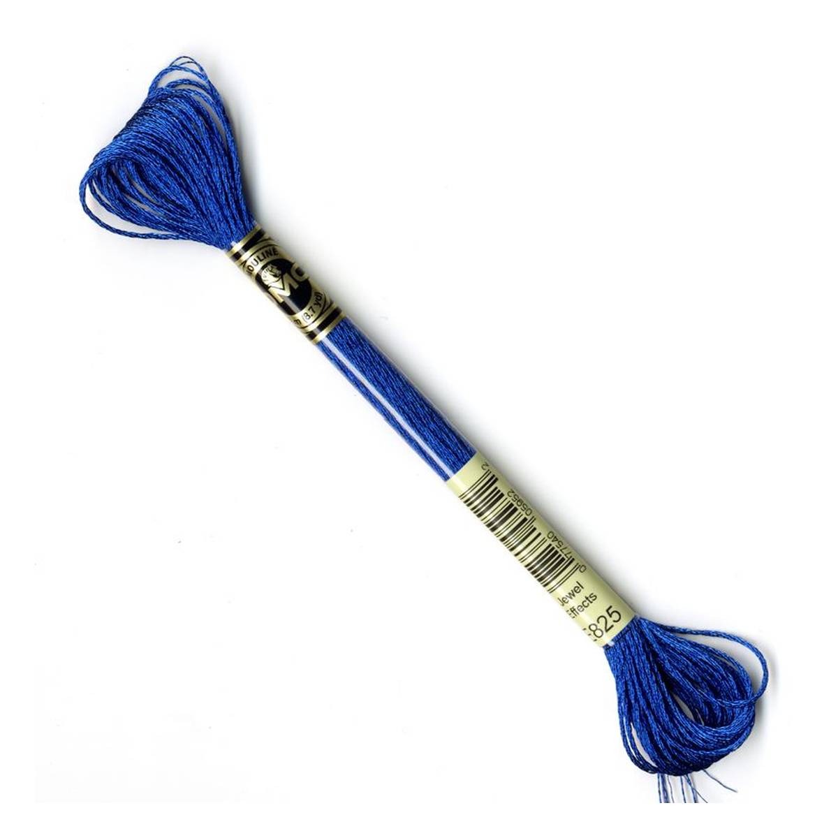 DMC Mouline Blue Sapphire Light Effects Embroidery Thread 8m (E825 ...