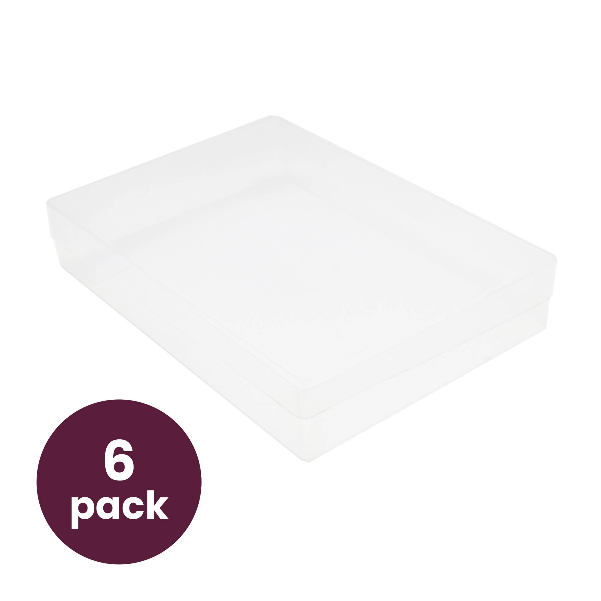 Plastic Storage Box A4 6 Pack Bundle | Hobbycraft