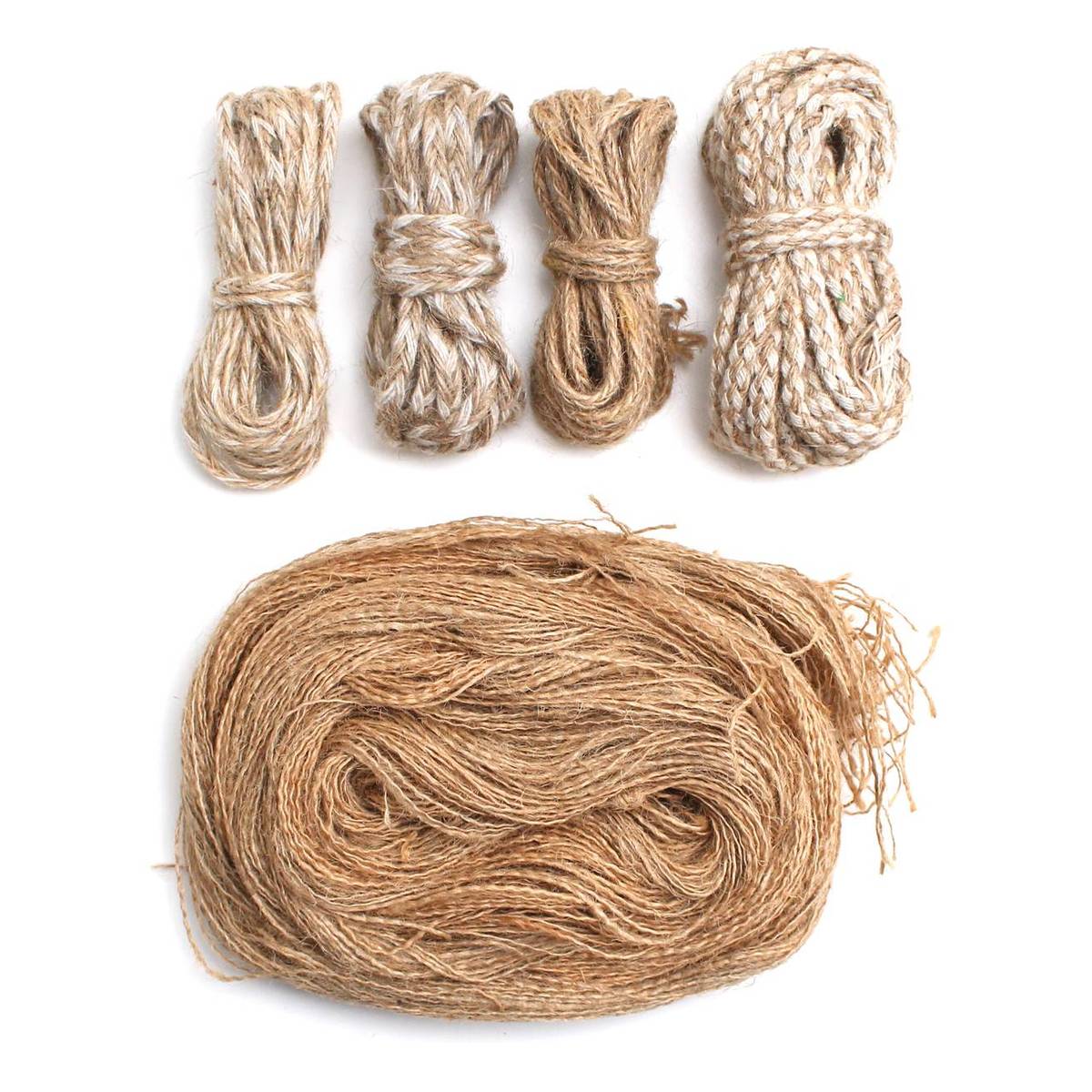 Natural Twine Bundle 3m 4 Pack | Hobbycraft