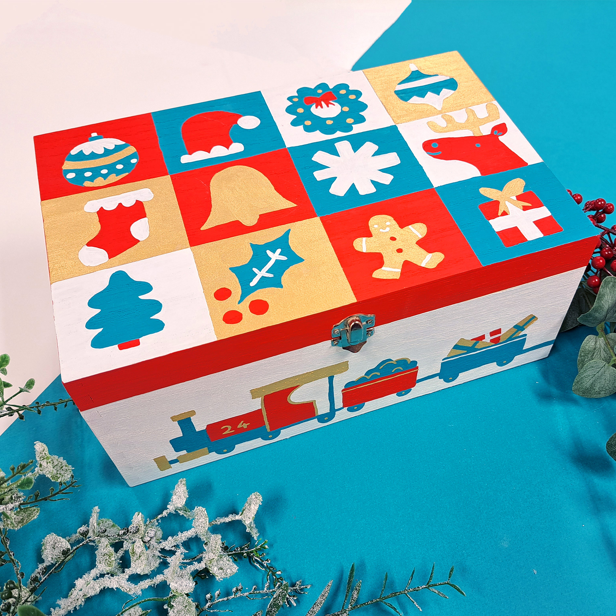 How to Make a Colourful Christmas Eve Box | Hobbycraft
