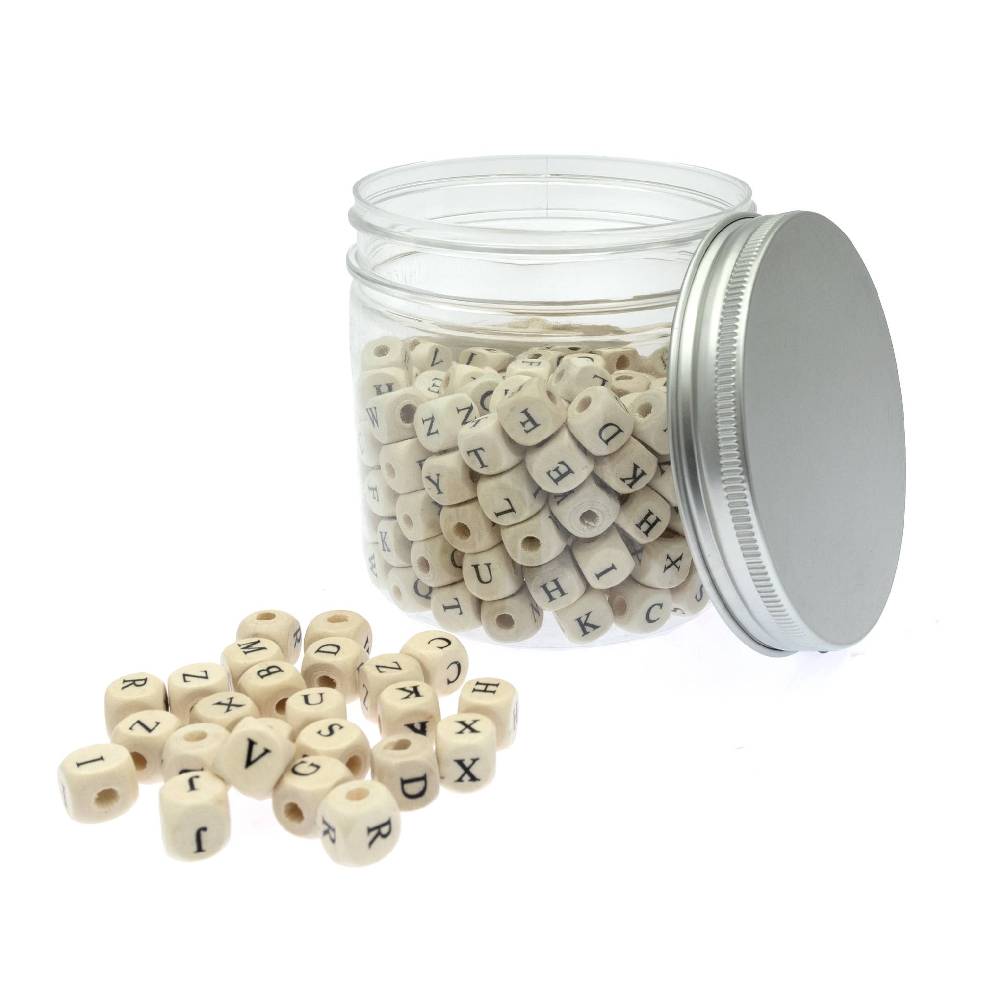 Wooden Alphabet Beads Tub | Hobbycraft
