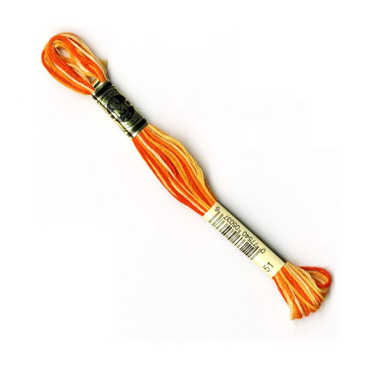 DMC Orange Mouline Special 25 Cotton Thread 8m (51) | Hobbycraft