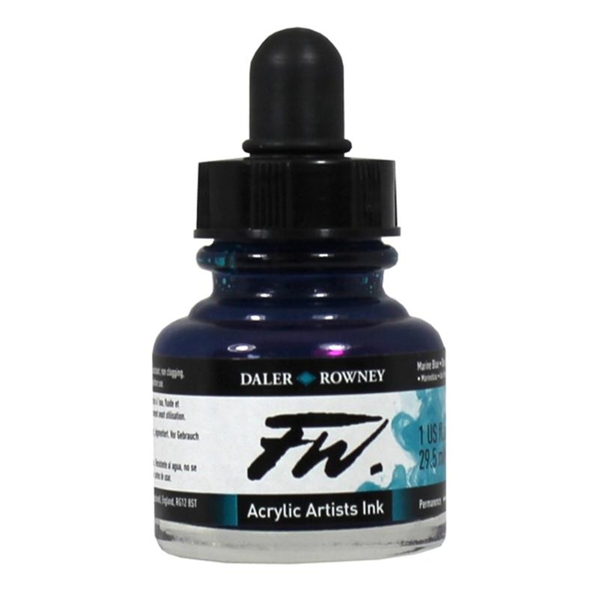Daler-Rowney Marine Blue FW Artists Ink 29.5ml | Hobbycraft