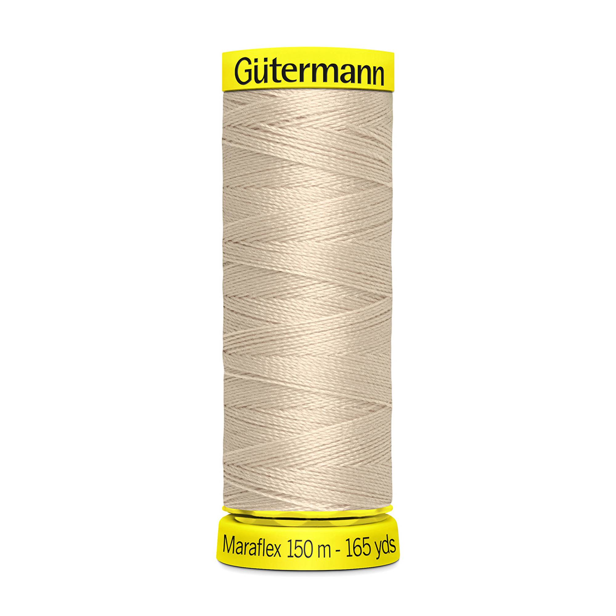 Gutermann Natural Maraflex Stretchy Sewing Thread 150m (722) | Hobbycraft