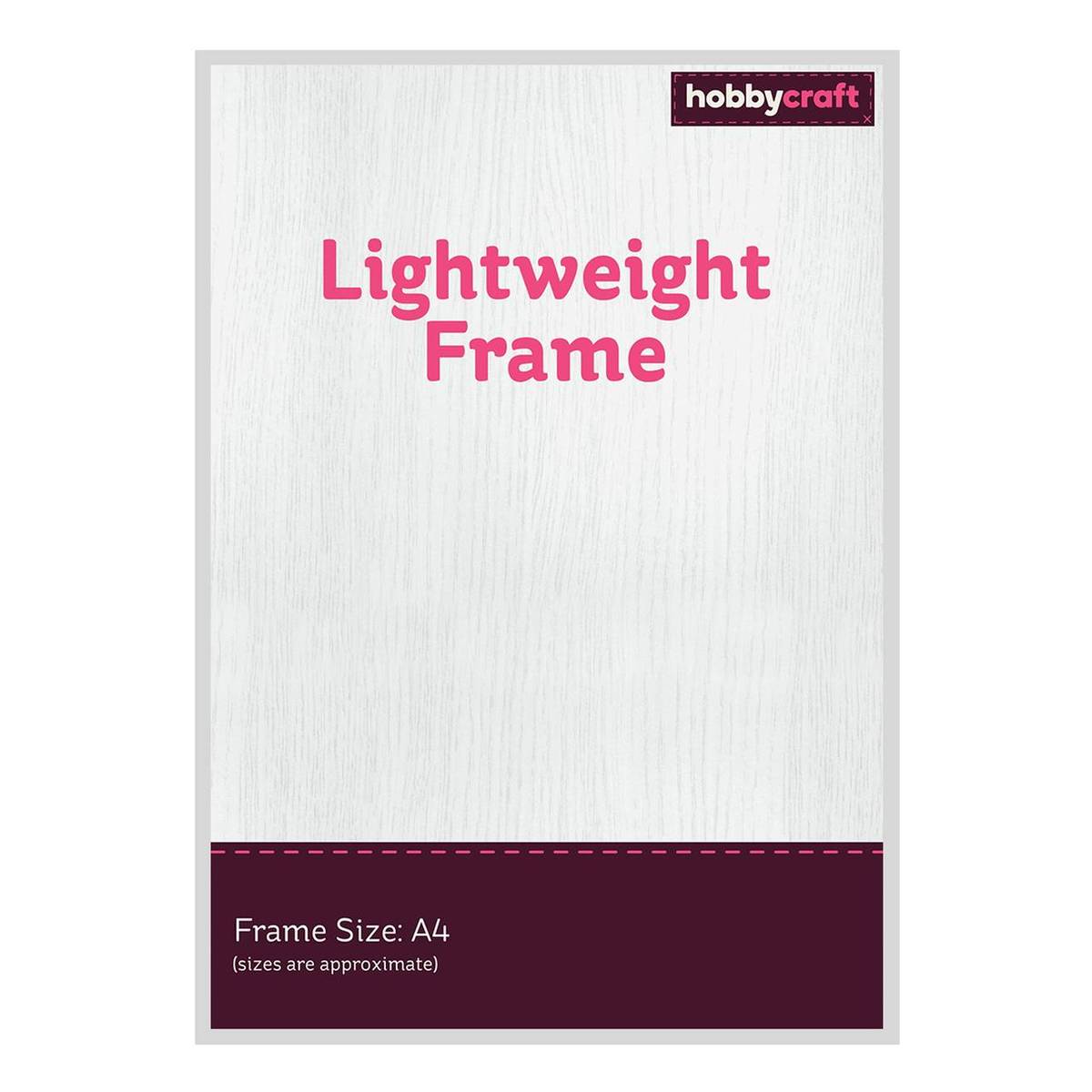 Silver Lightweight Frame A4 | Hobbycraft