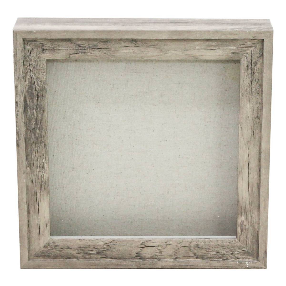 Grey Wash Magnetic Hinge Box Frame 8 x 8 Inches | Hobbycraft