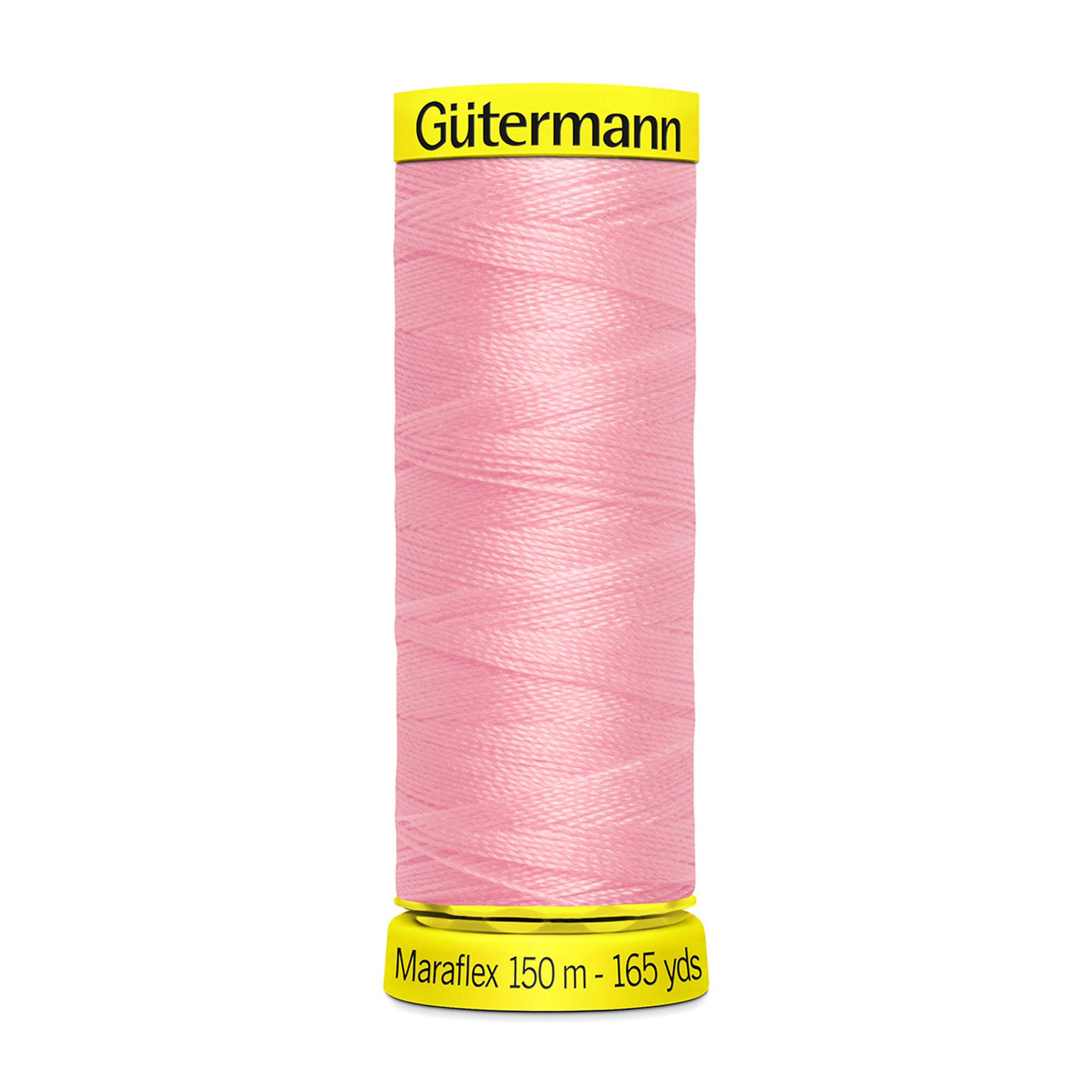 Gutermann Pink Maraflex Stretchy Sewing Thread 150m (660) | Hobbycraft