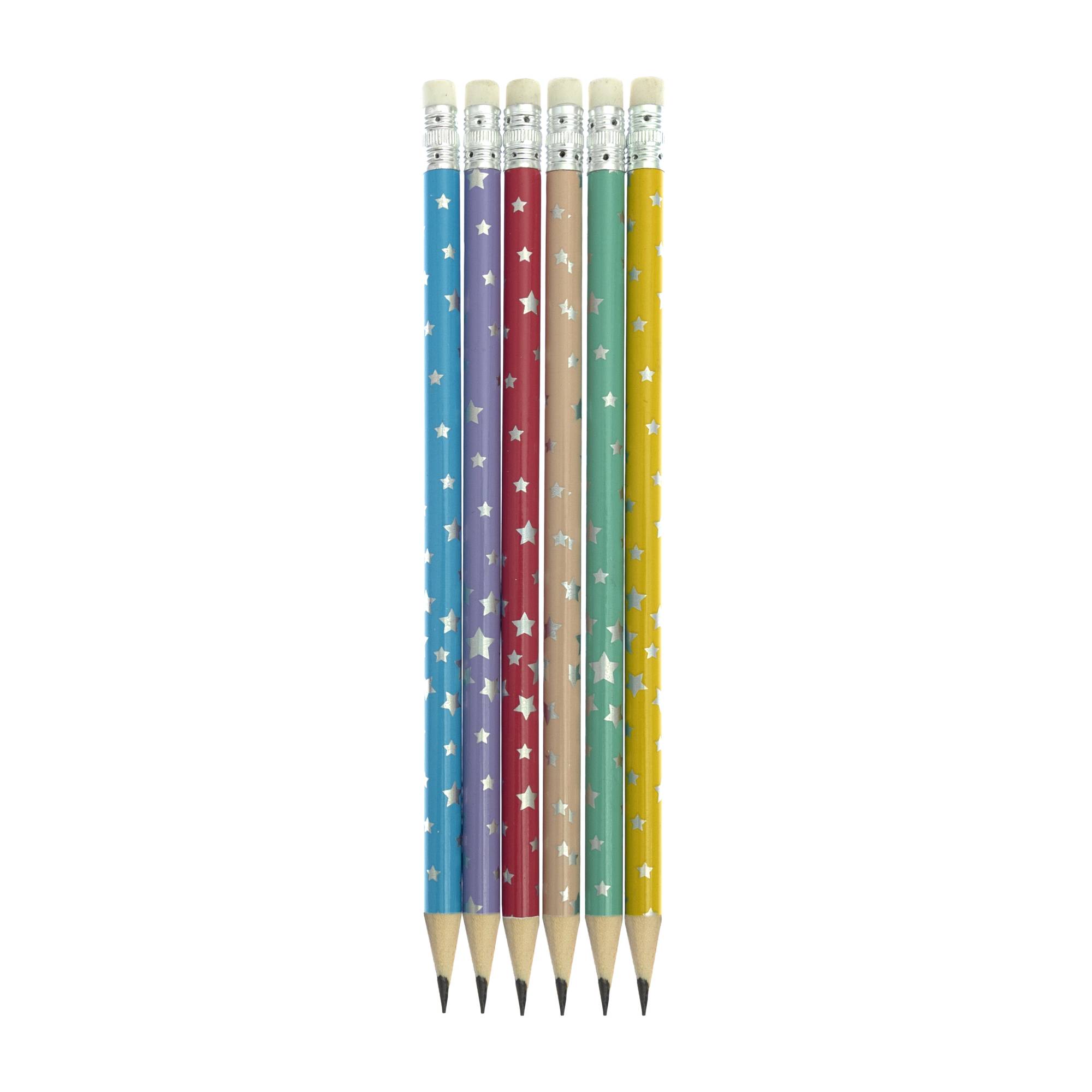 Star Pencils 6 Pack | Hobbycraft