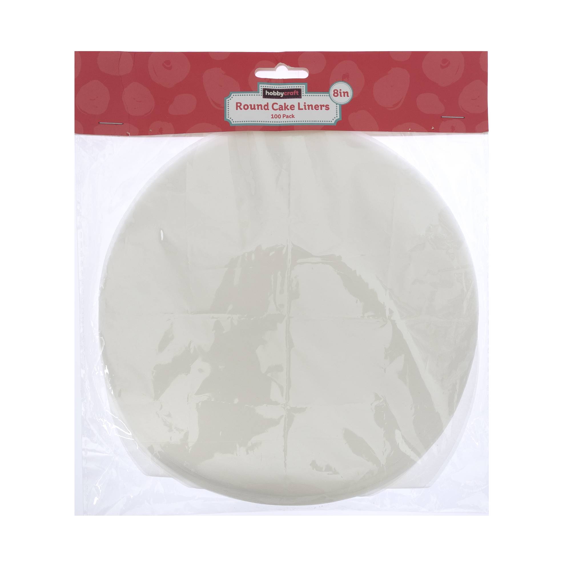 Round Cake Liner 8 Inches 100 Pack | Hobbycraft
