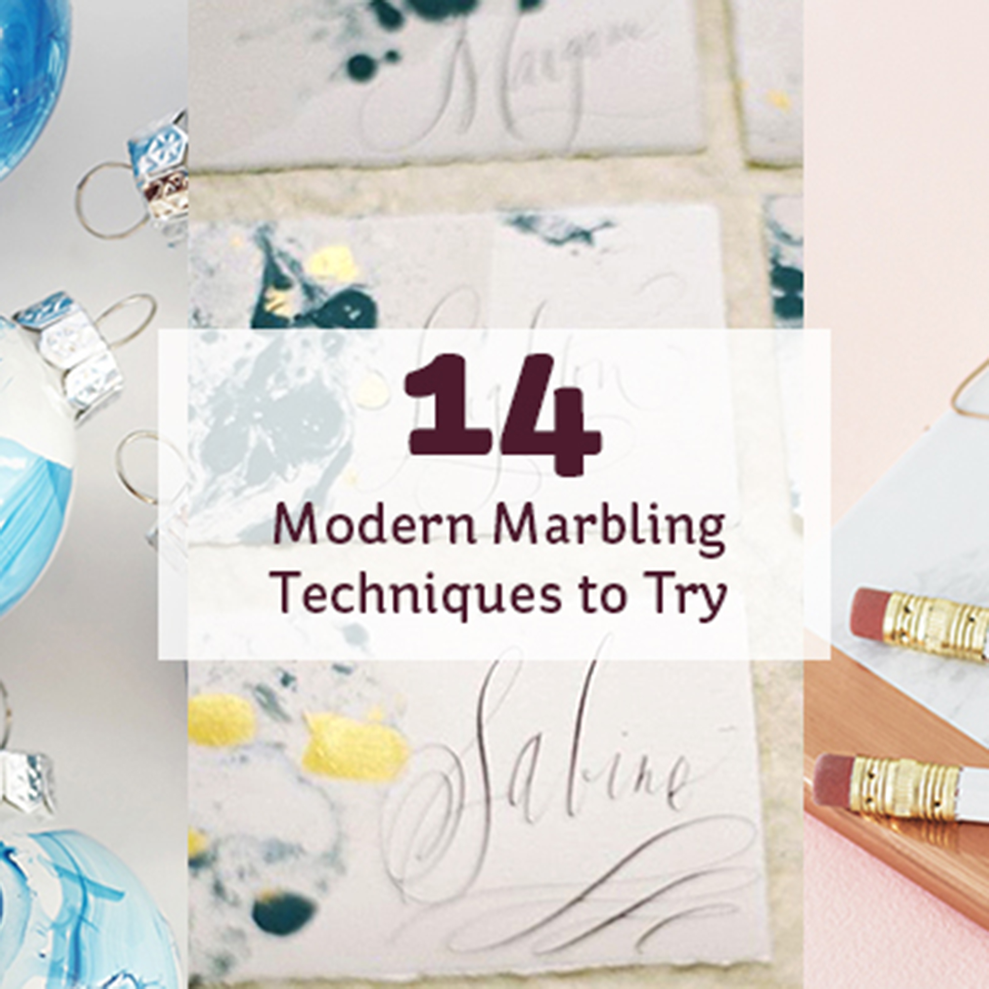 14 Beautiful Marbling Techniques to Try at Home | Hobbycraft