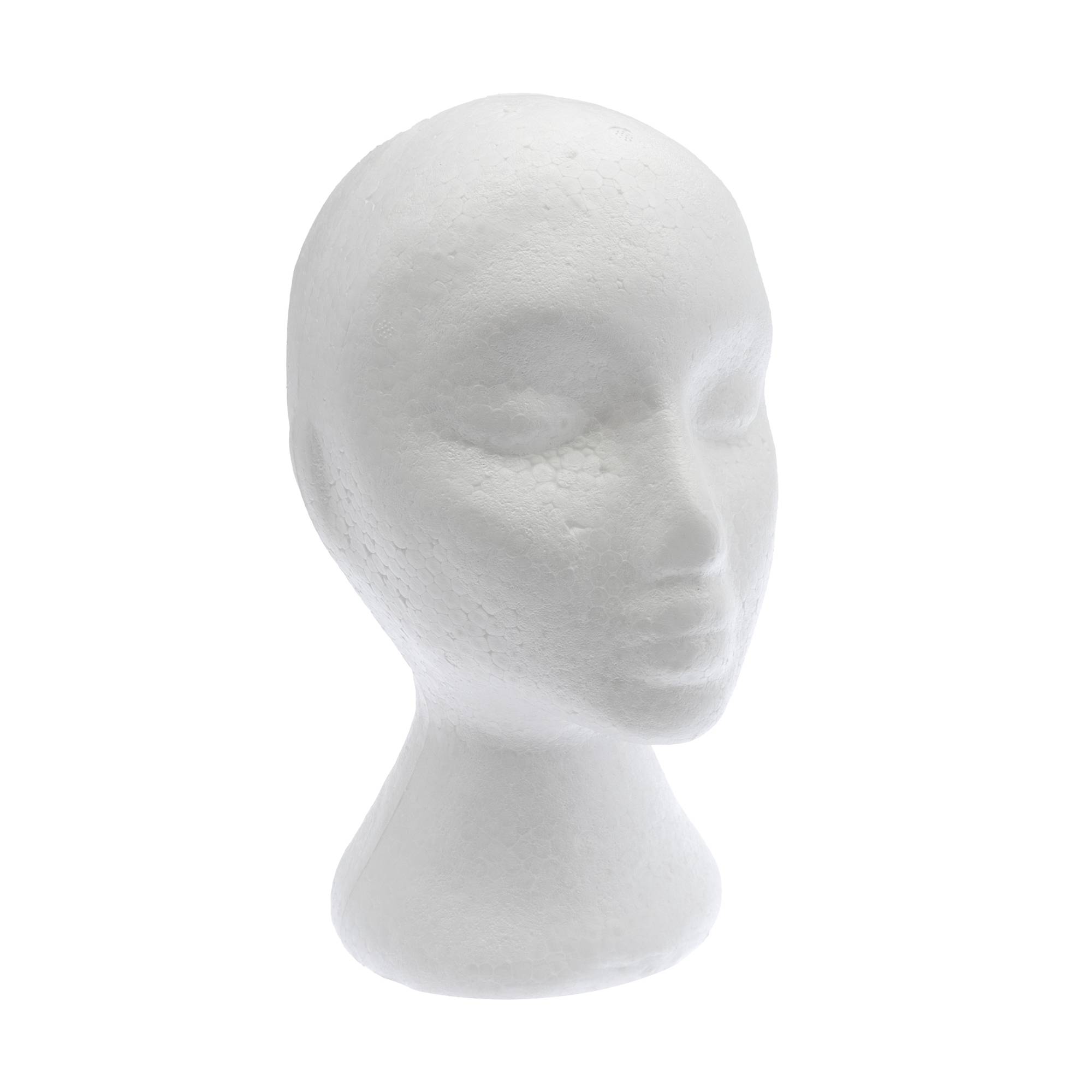 Polystyrene Female Head 27.5cm | Hobbycraft