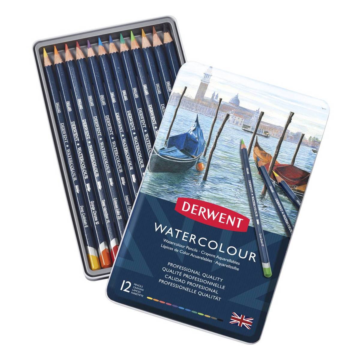 Derwent Watercolour Pencils 12 Pieces | Hobbycraft