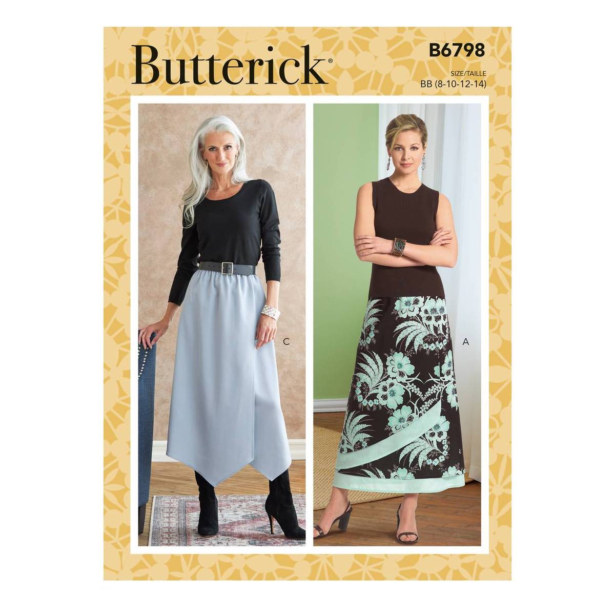 Butterick Petite Skirt Sewing Pattern B6798 (8-14) | Hobbycraft
