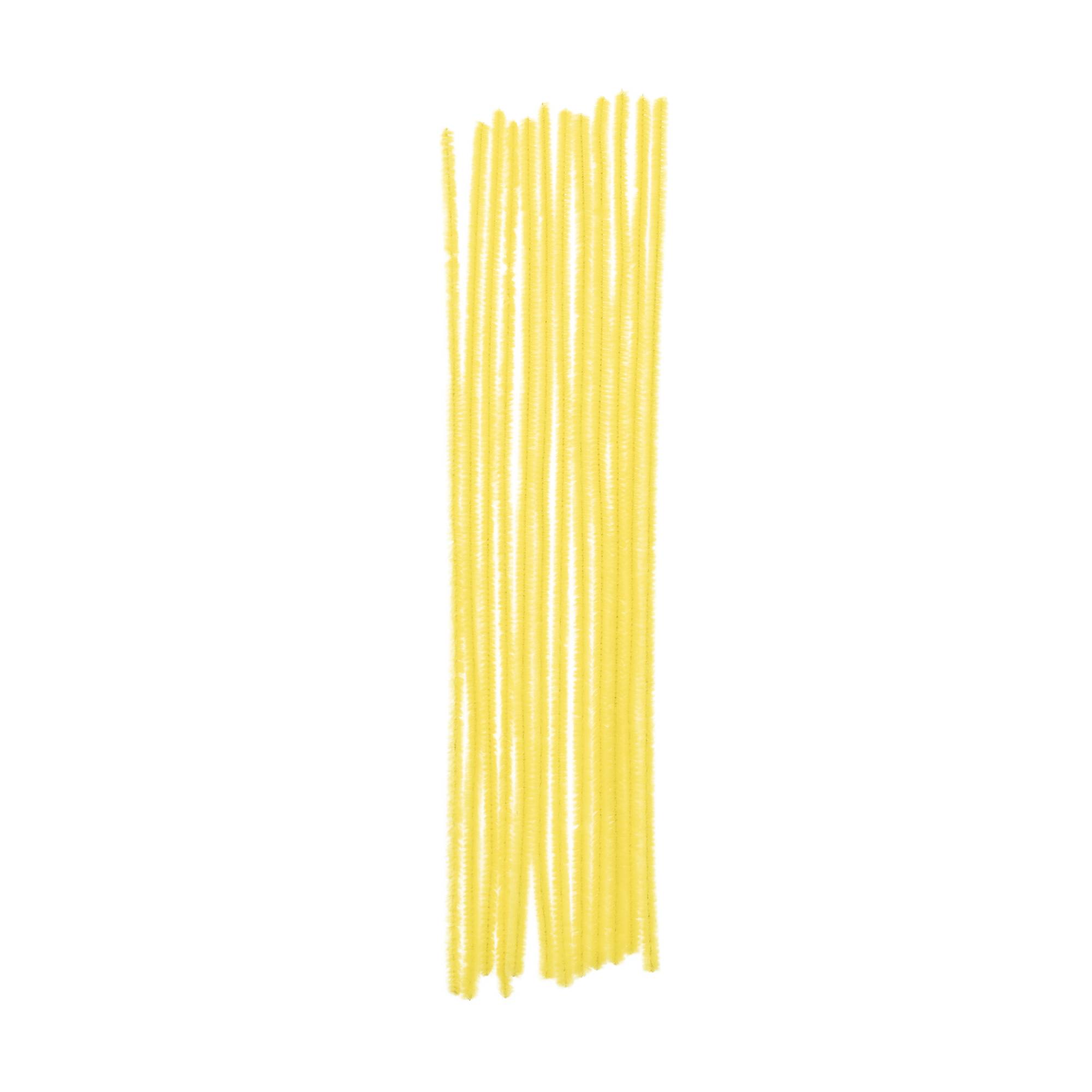 Yellow Pipe Cleaners 12 Pack | Hobbycraft