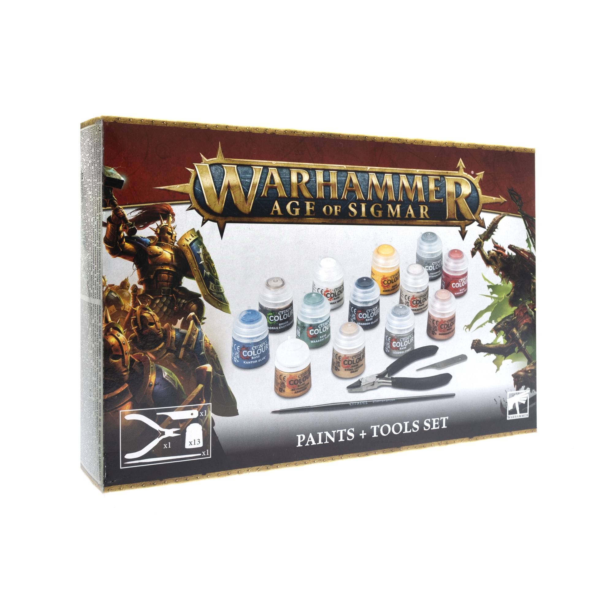 Warhammer Age of Sigmar Paint and Tools Set | Hobbycraft