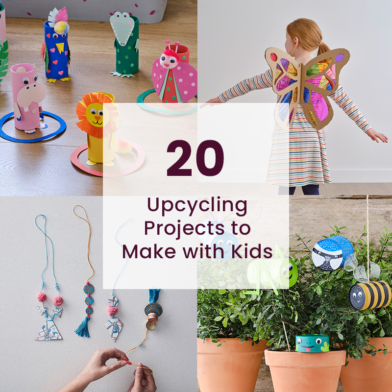 20 Upcycling Projects to Make with Kids | Hobbycraft