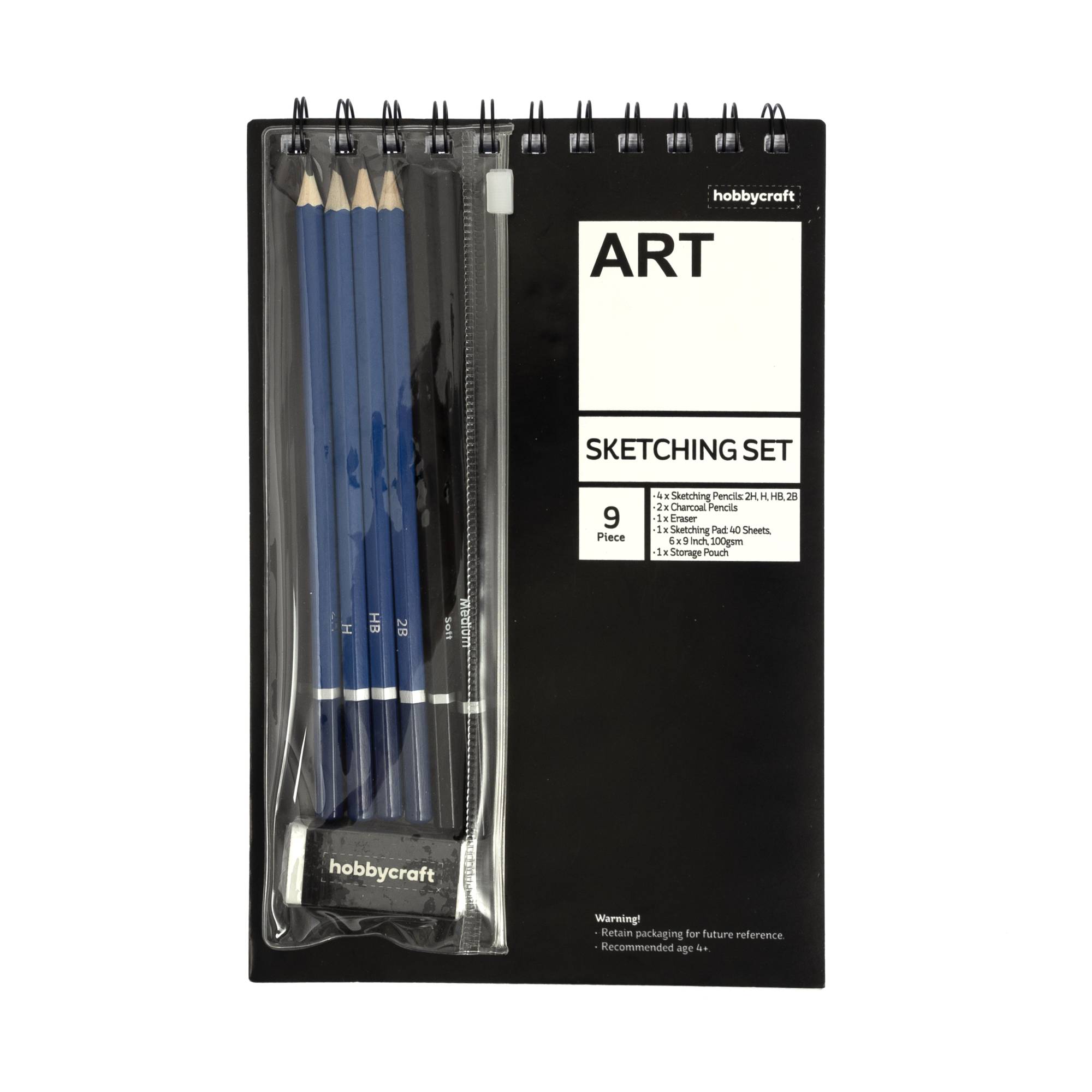 Sketching Set 9 Pieces | Hobbycraft