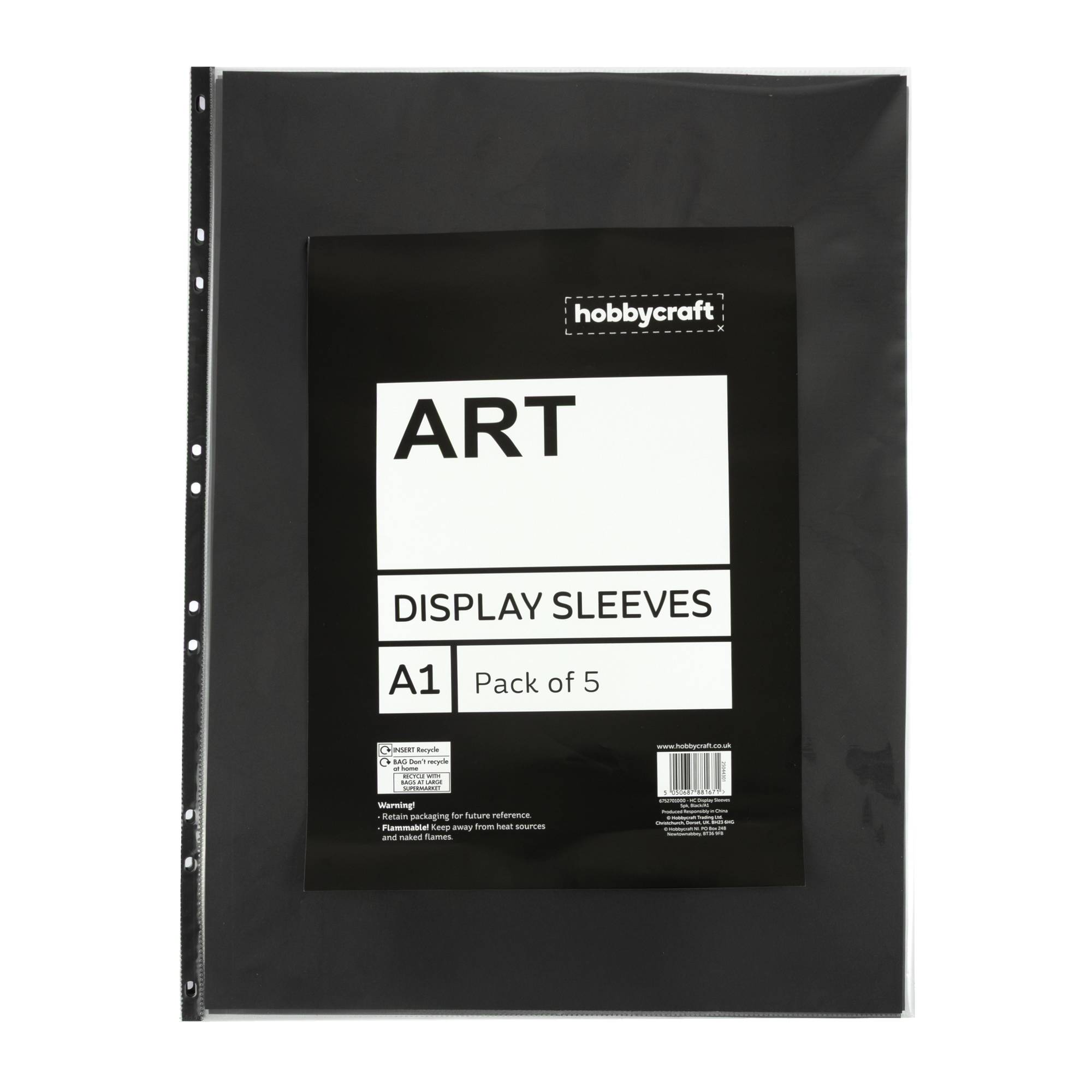 Display Sleeves A1 5 Pack | Hobbycraft