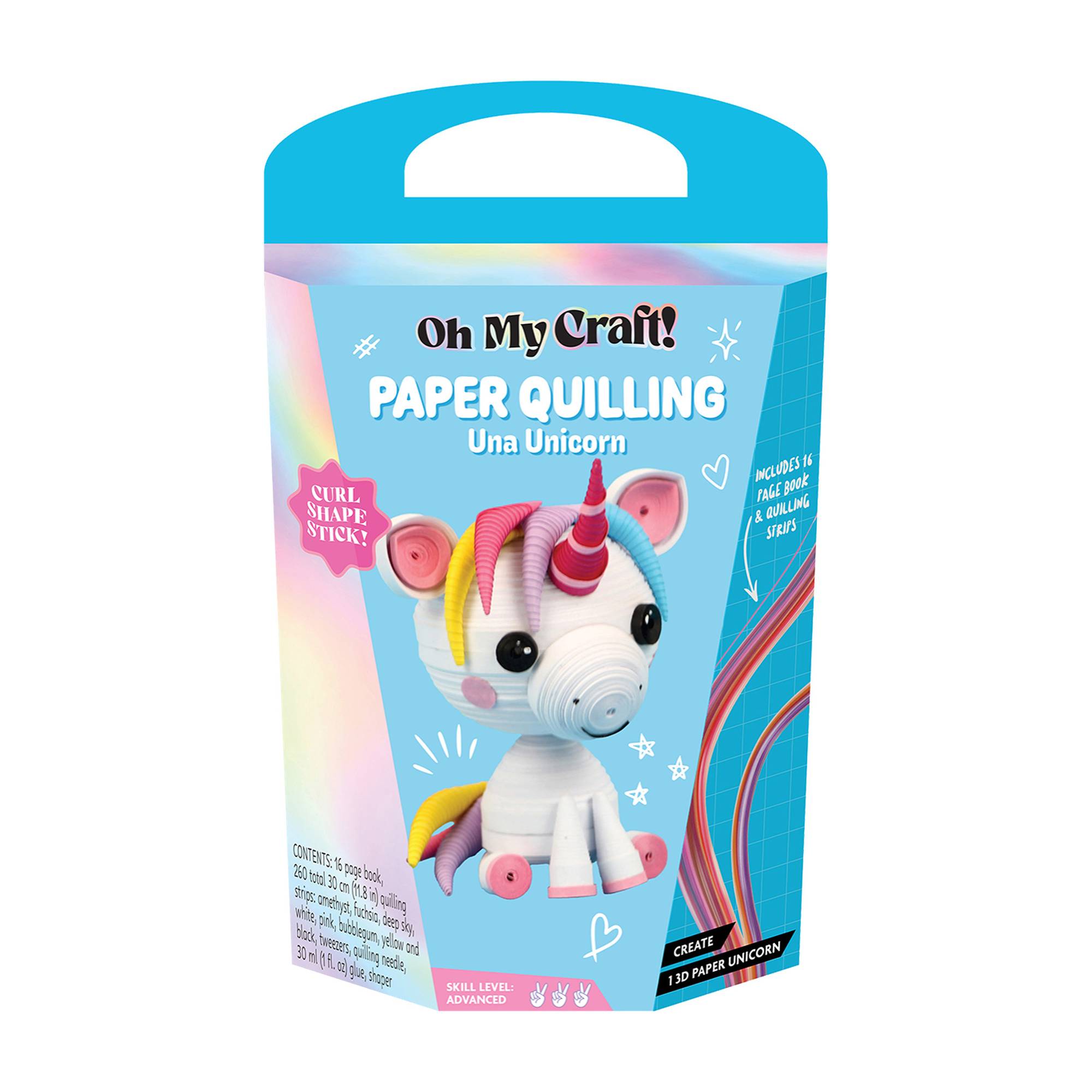 Oh My Craft! Paper Quilling Una Unicorn Kit | Hobbycraft