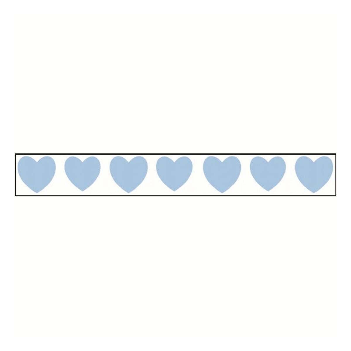 Baby Blue Heart Ribbon 16mm x 4m | Hobbycraft