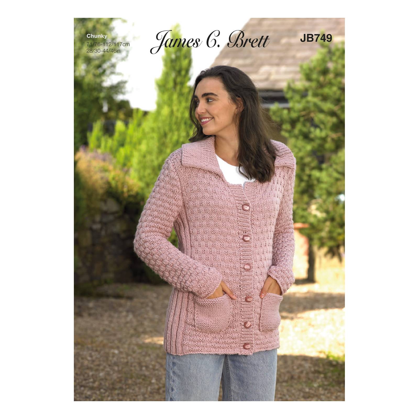 James C Brett Chunky Jacket Pattern JB749 | Hobbycraft