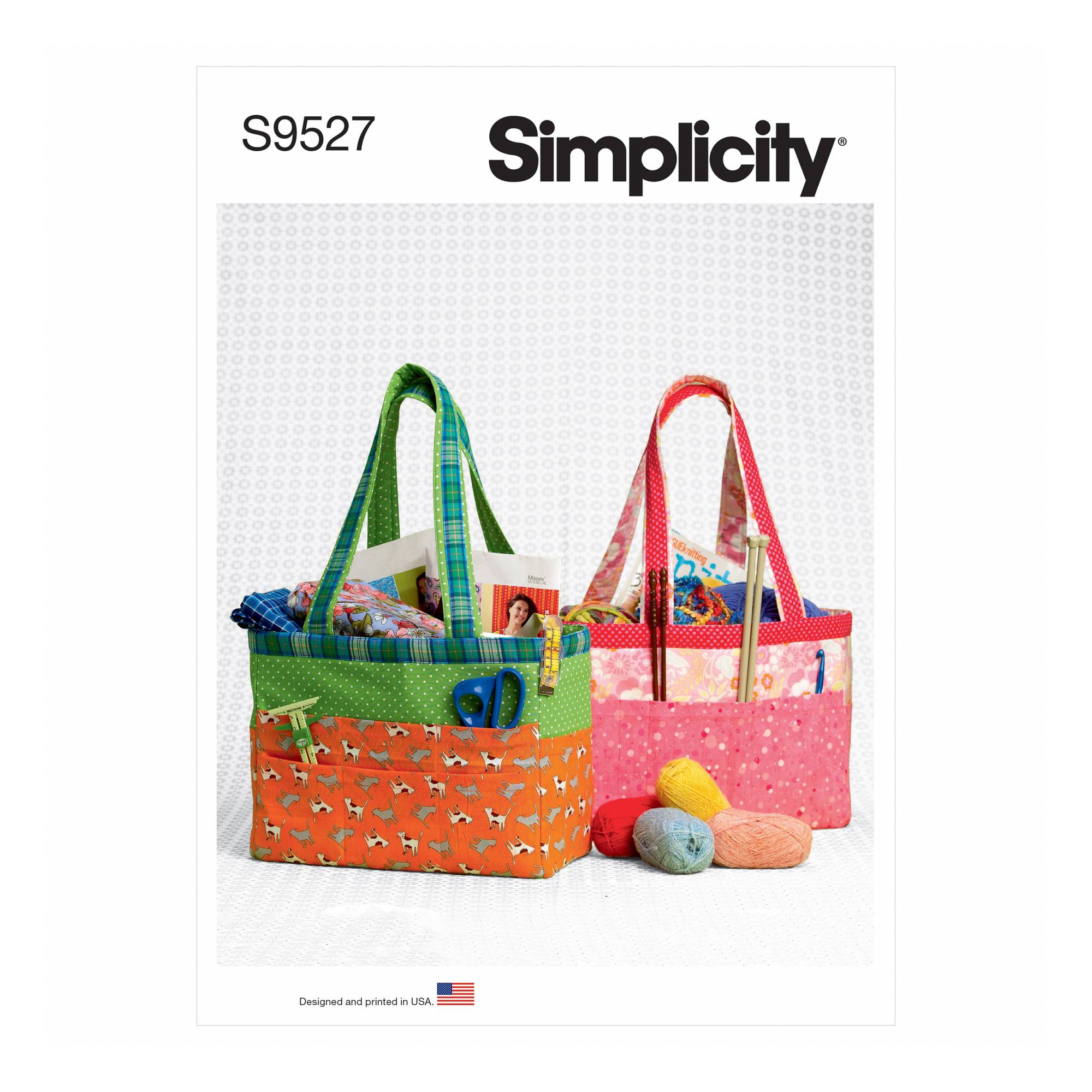 Simplicity Fabric Organiser Bag Sewing Pattern S9527 | Hobbycraft