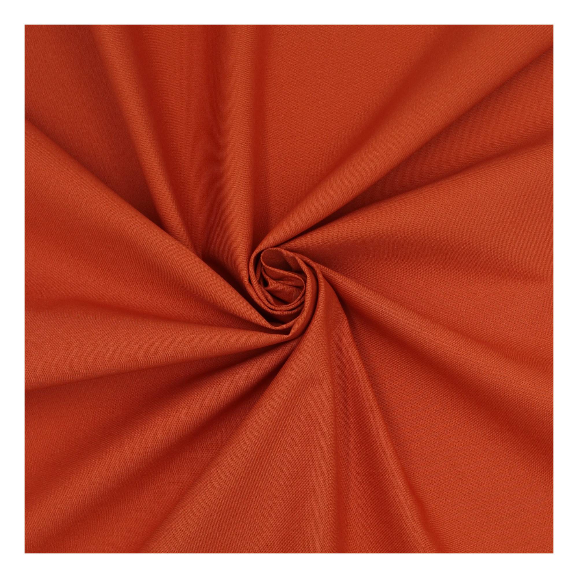 Rust Solid Colour Cotton Fabric by the Metre | Hobbycraft