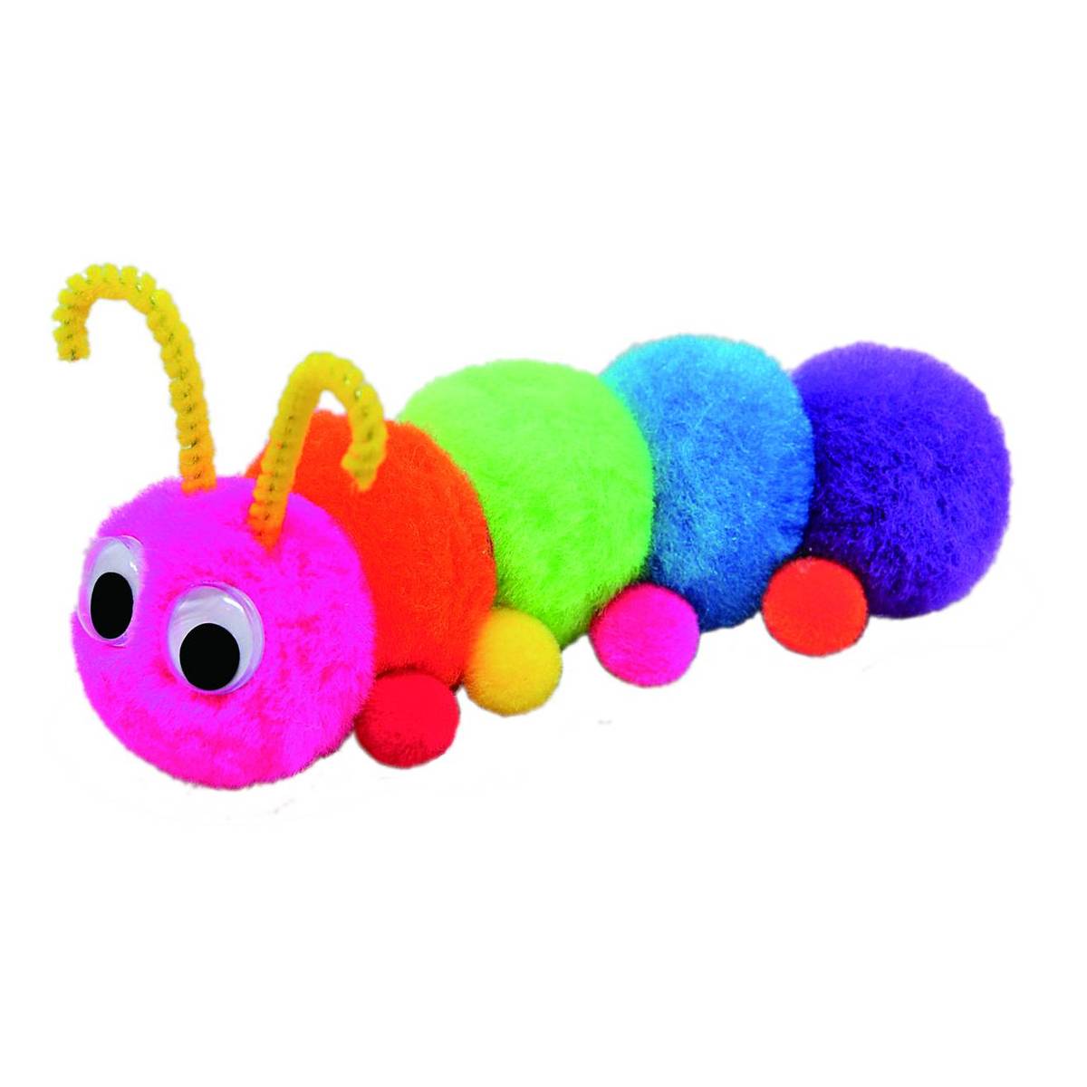 Caterpillar Pom Pom Kit 2 Pack | Hobbycraft