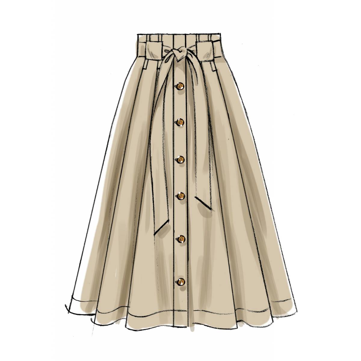 McCall’s Women’s Skirts Sewing Pattern M7906 (6-14) | Hobbycraft