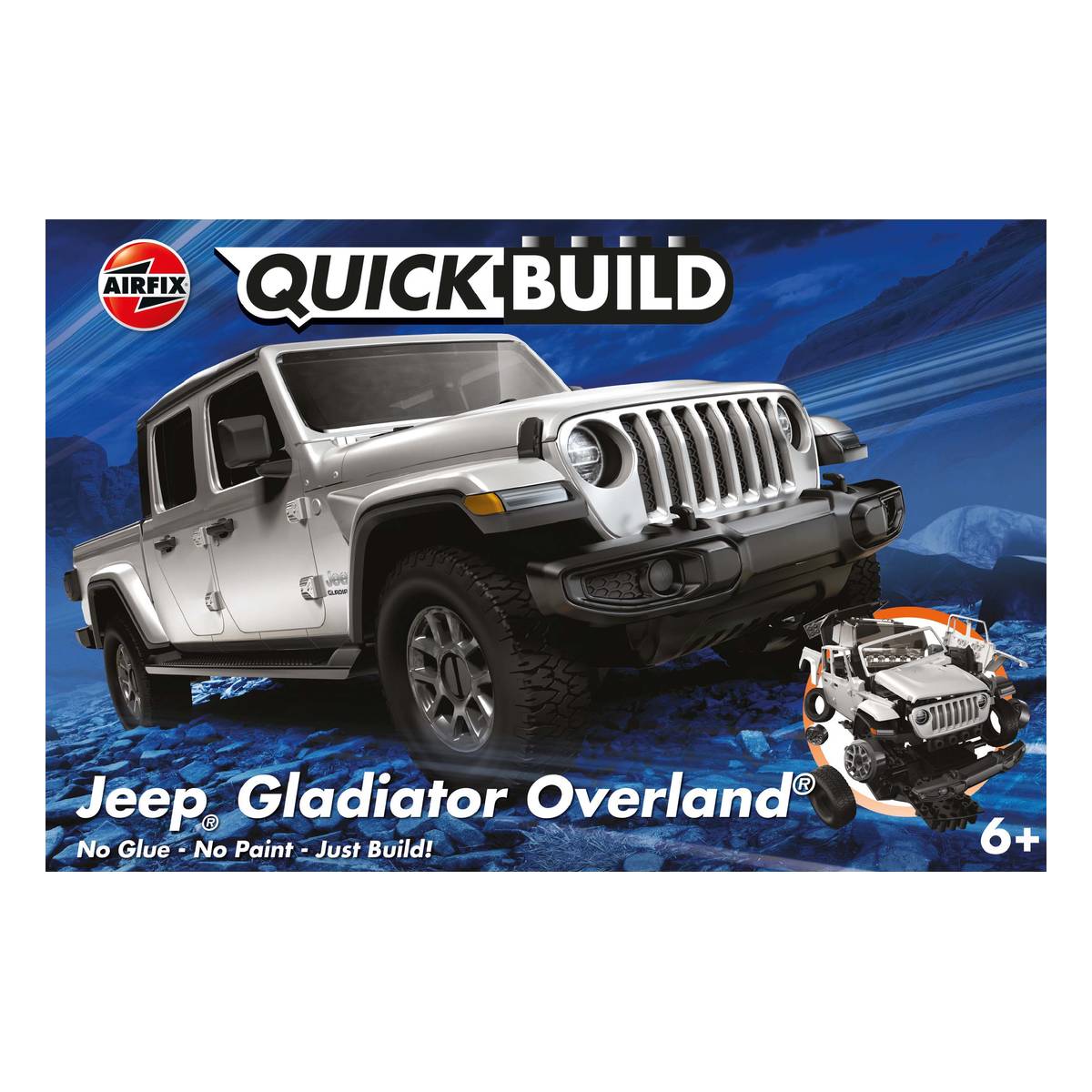 Airfix Quickbuild Jeep Gladiator Overland Model Kit | Hobbycraft