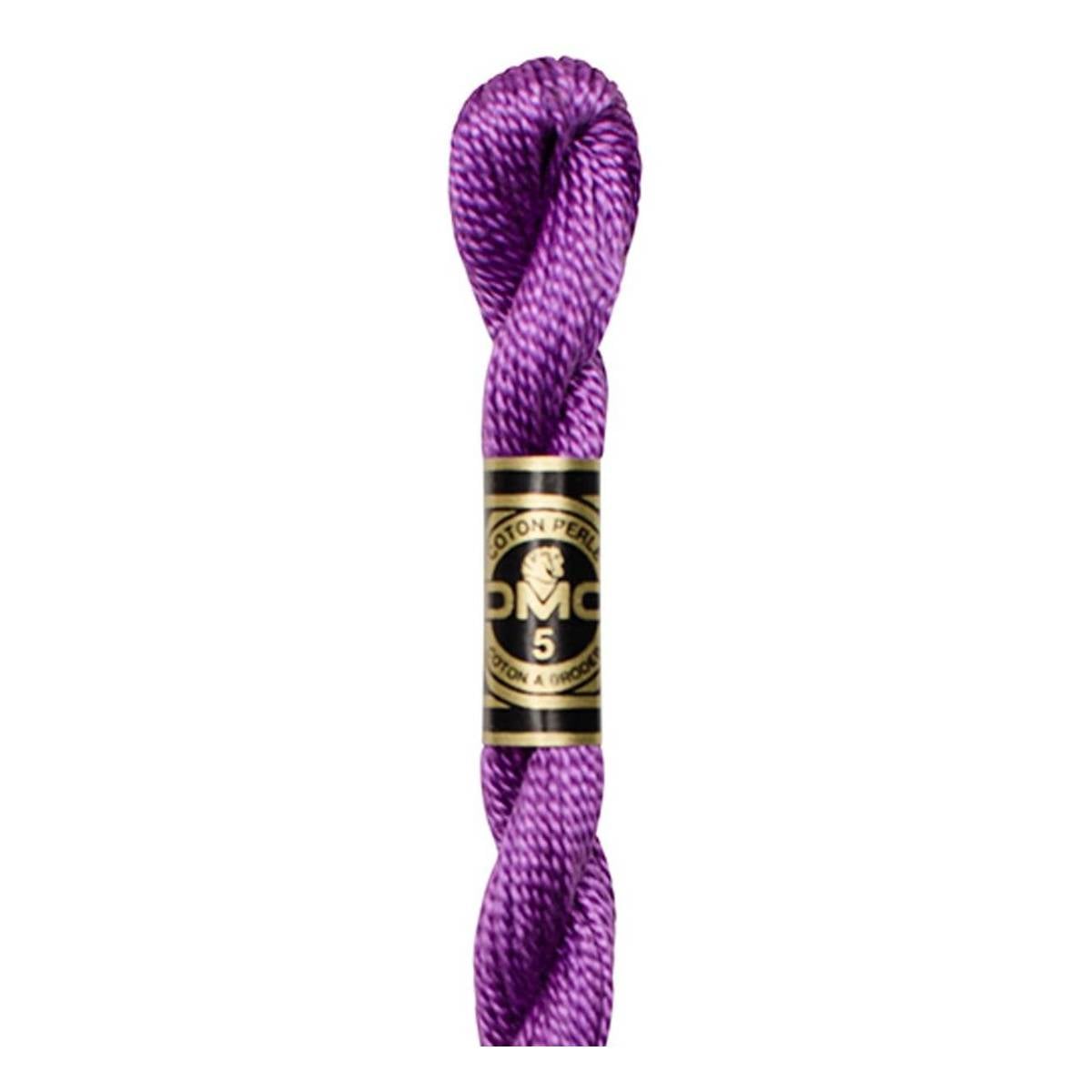 DMC Purple Pearl Cotton Thread Size 5 25m (552) | Hobbycraft