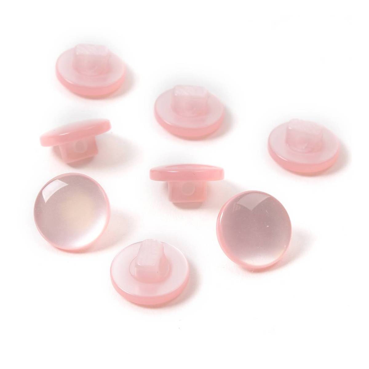 Hemline Pink Basic Knitwear Button 8 Pack | Hobbycraft