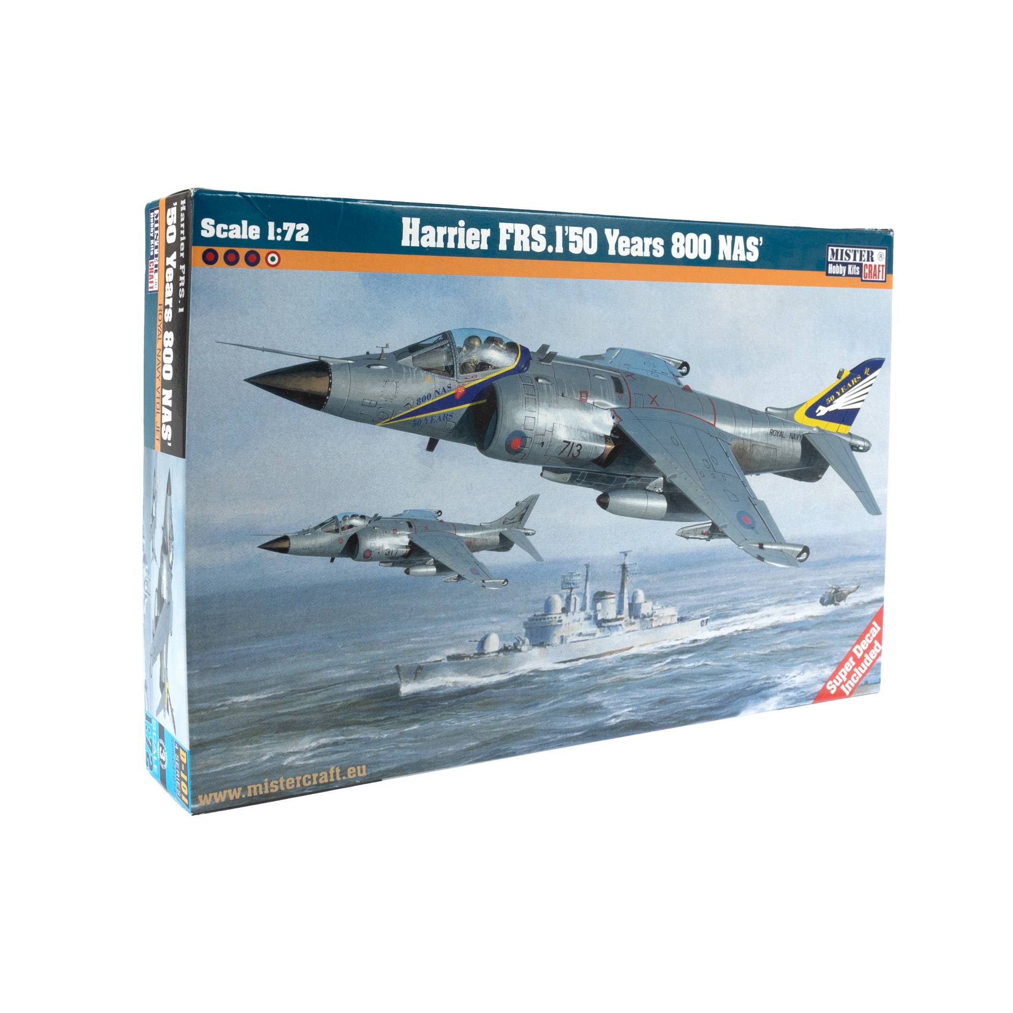 MisterCraft Harrier FRS.1 50 Years 800 NAS Model Kit 1:72 | Hobbycraft
