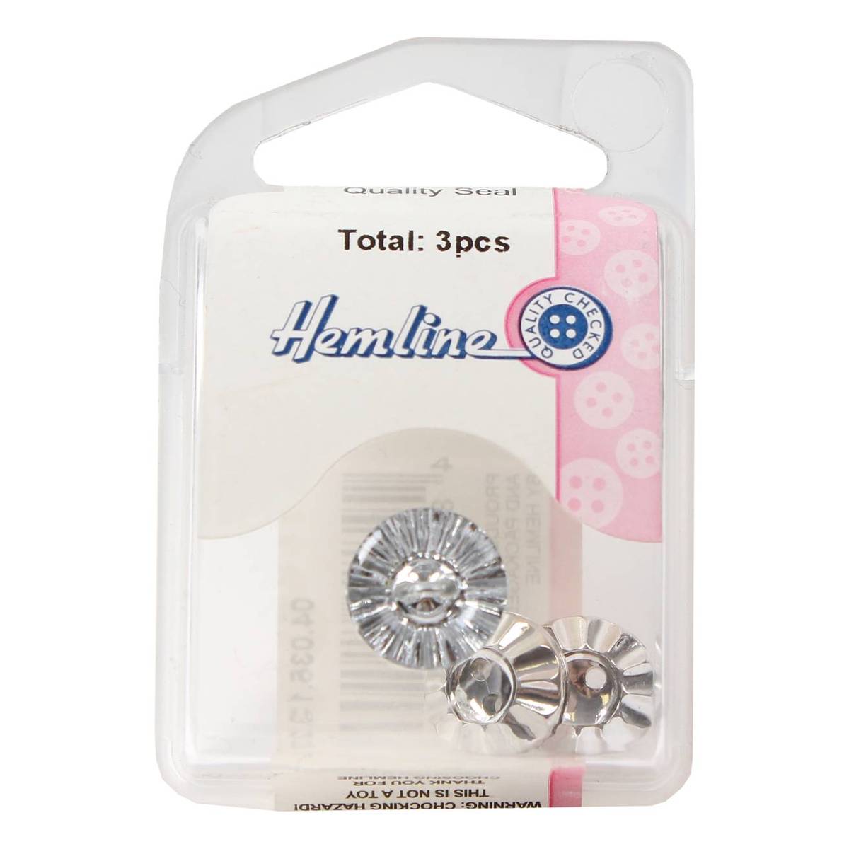 Hemline Red Novelty Car Button 3 Pack | Hobbycraft