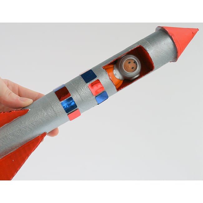 How to Make a Cardboard Tube Rocket Ship | Hobbycraft
