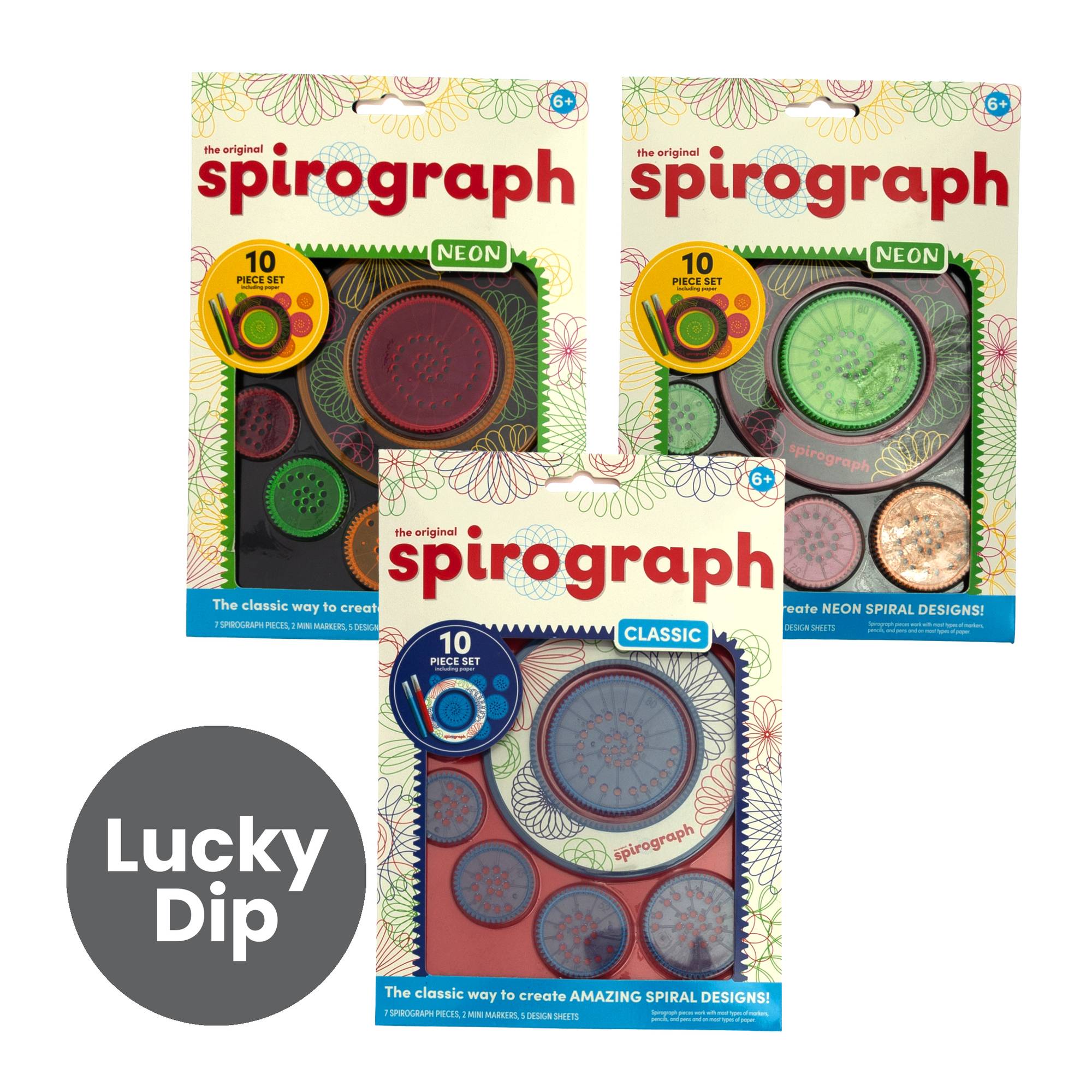 Assorted Spirograph Envelope 10 Pieces | Hobbycraft