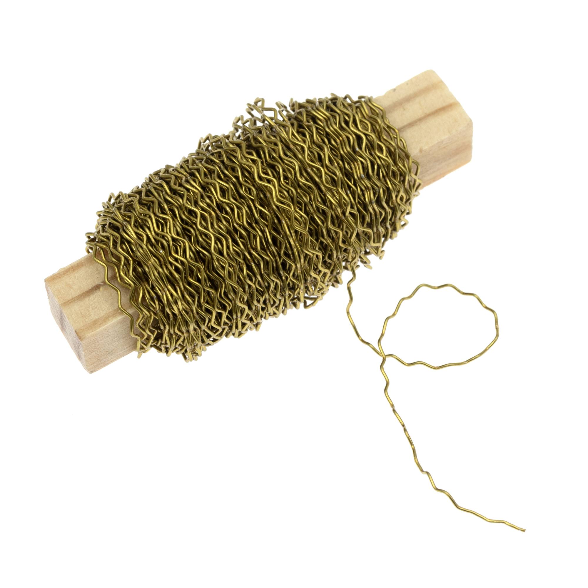 Gold Floral Bullion Wire 0.5mm x 16m | Hobbycraft